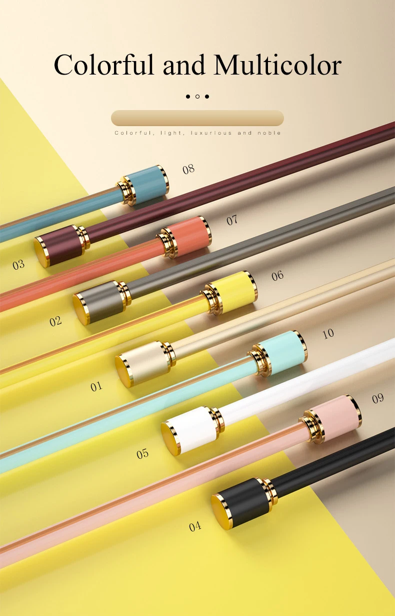 Space Series Roman Rods - Heavy Duty Metal Curtain Poles