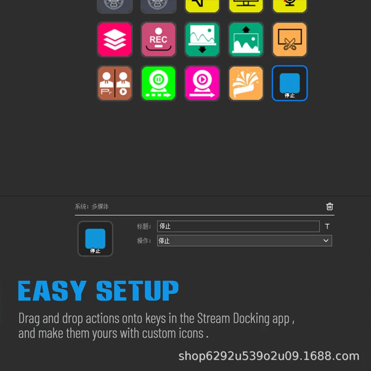 Visual Keyboard Lcd Display Keys Programmable Shortcut Keyboard Macro ...