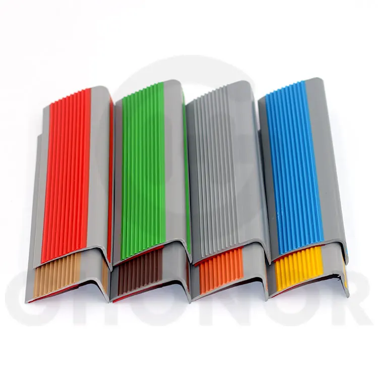 L Shape Plastic Rounded PVC Stair Edge Nosing - Antislip