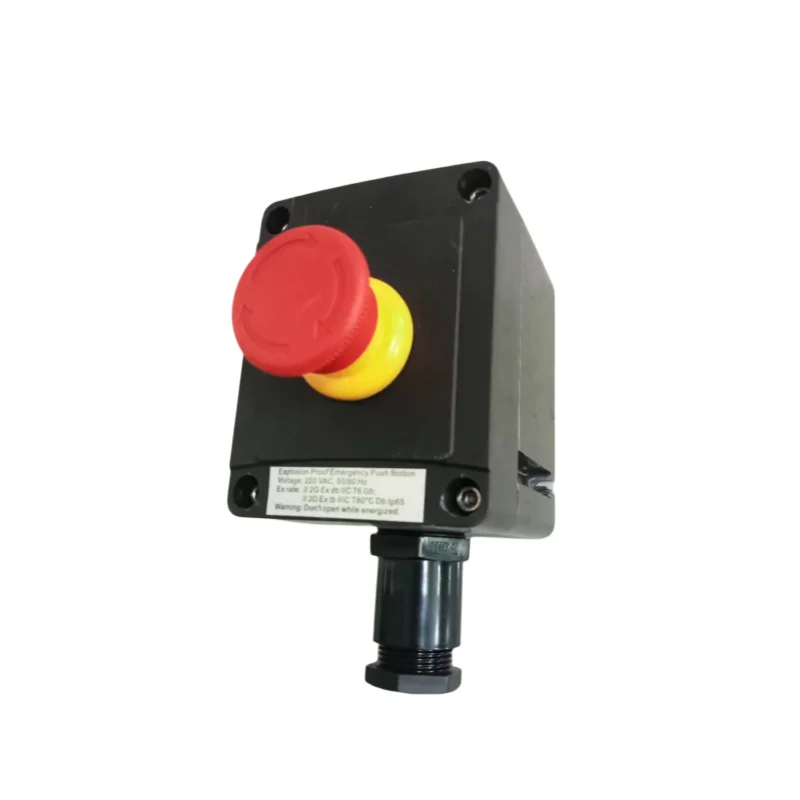 Atex Approved Hazardous Place Explosion Proof Emergency Stop Push Button Box - Buy Explosion ...