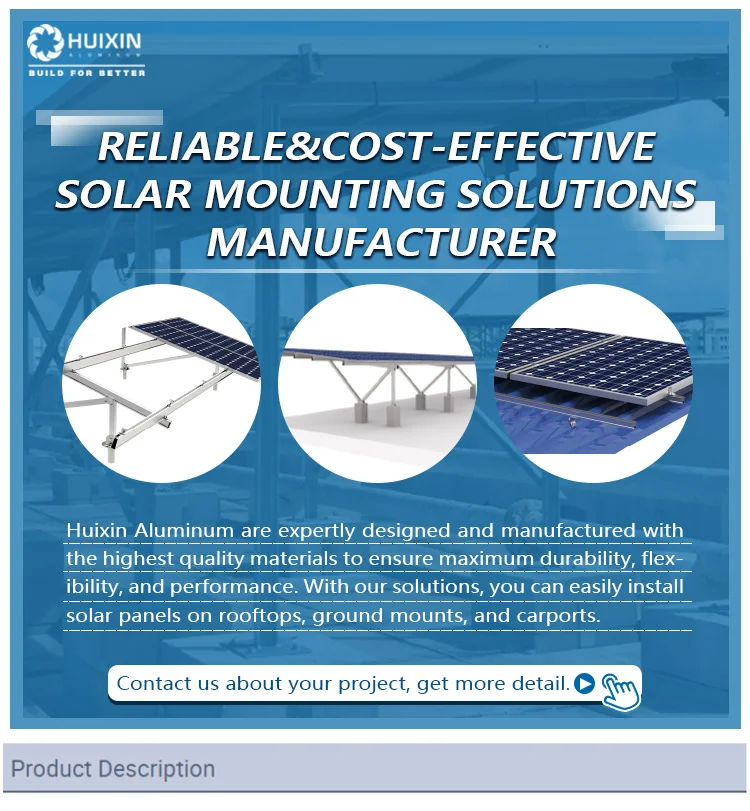 Metal Roof Ibr Aluminum Solar Bracket And Solar Panel Structure Bracket ...