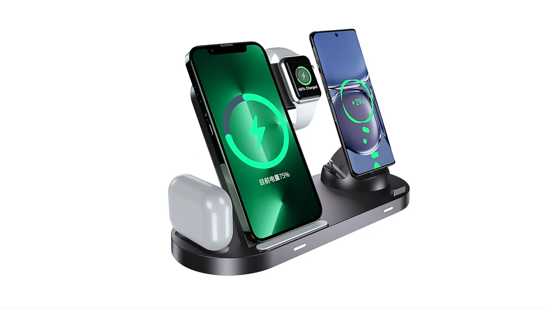 Multifunctional Wireless Charger Fast 3 In 1 4 In 1 Charging Desktop ...