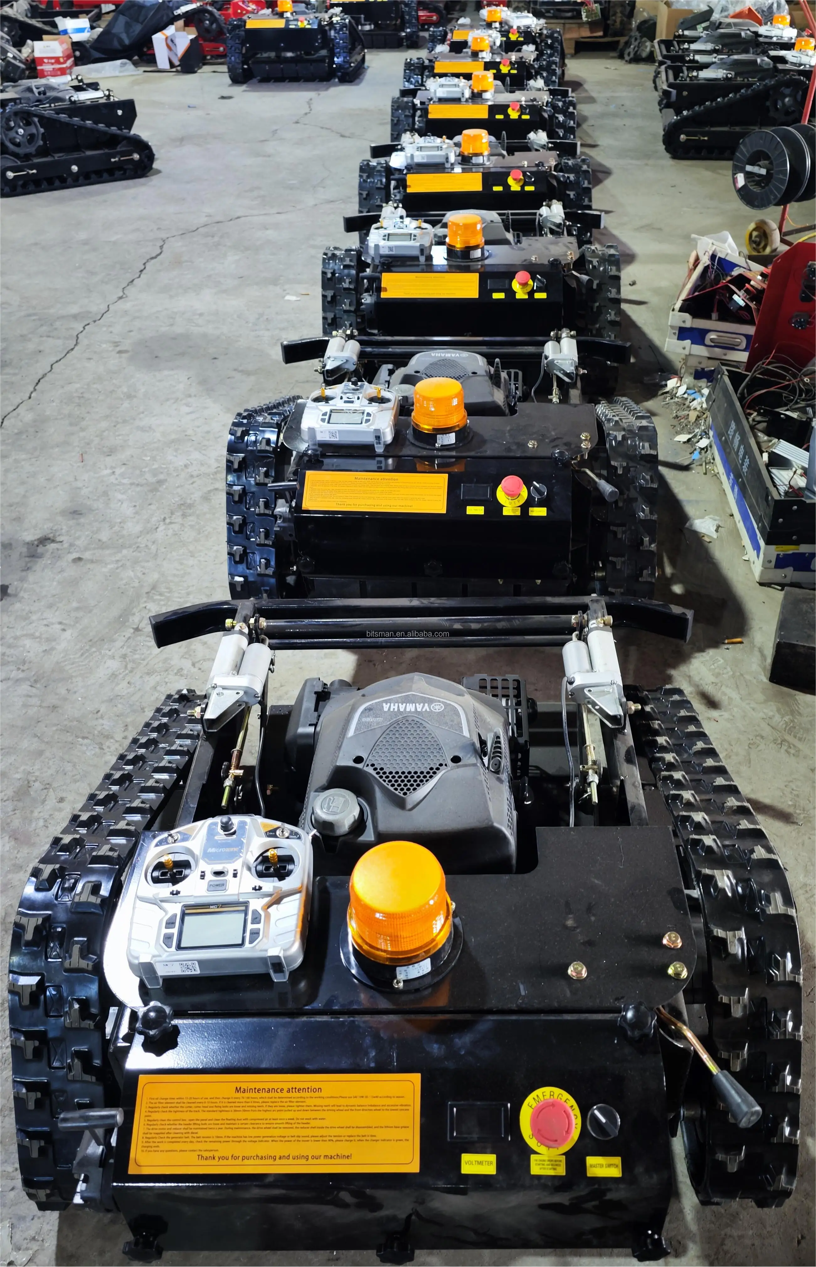 Bitsmann Brand Bsm21 Solar Field Mower And Roadside Maintenance ...