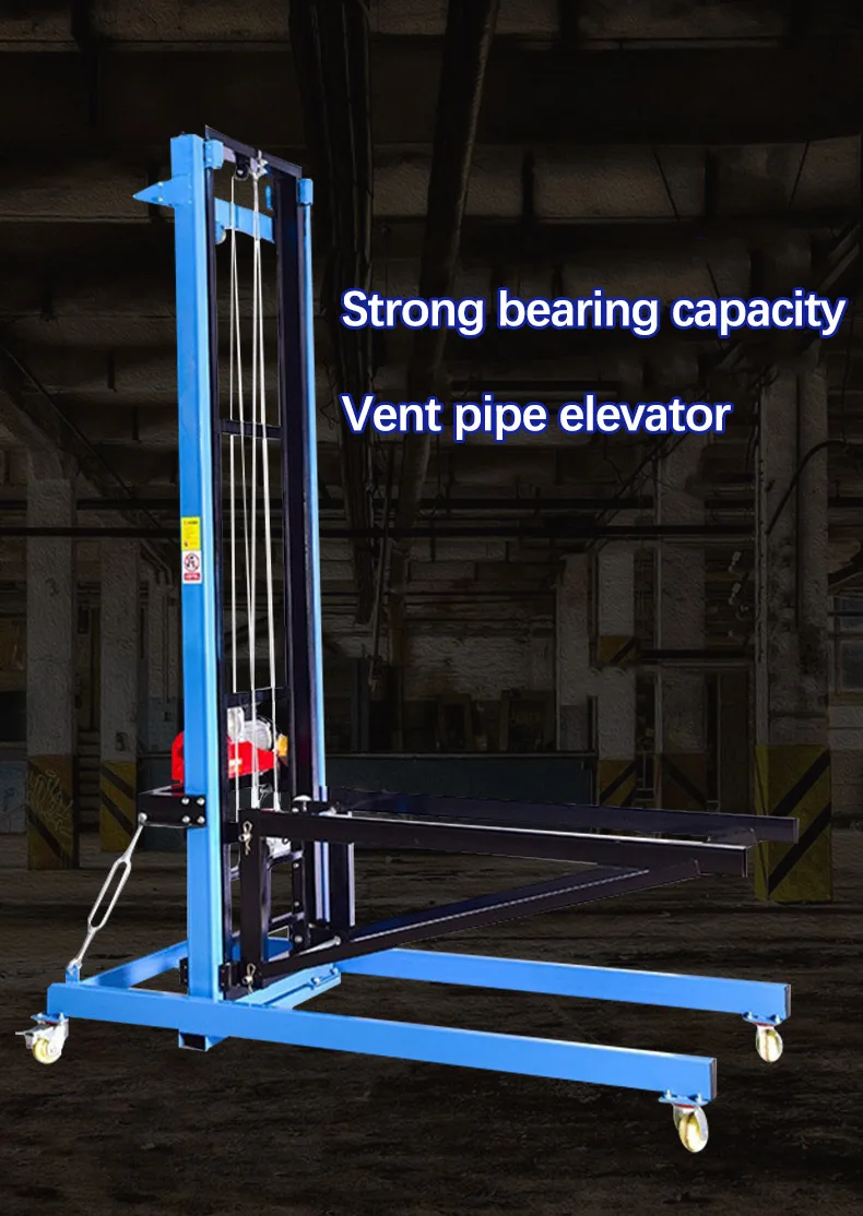 Small Manual Hand Forklifts For Ventilation Duct Lifting Height ...