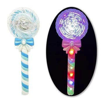 Light Up Toys Light Up Lollipop Spinning Wands With Music Led Toy Fairy ...