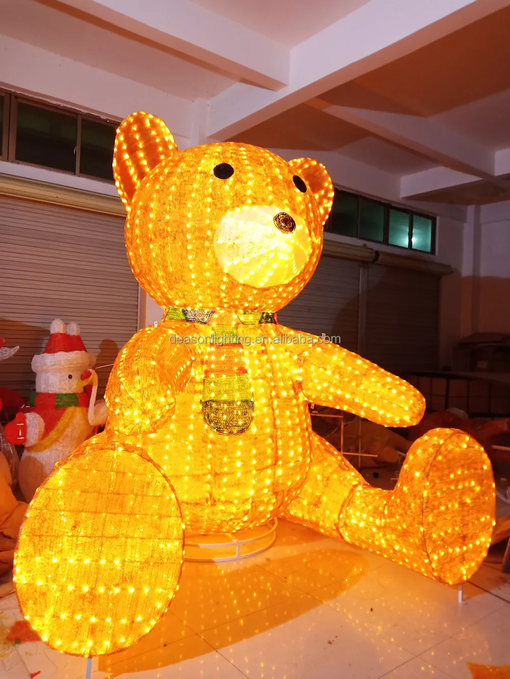 Outdoor Lighted Christmas Bears - Illuminate Your Festivities