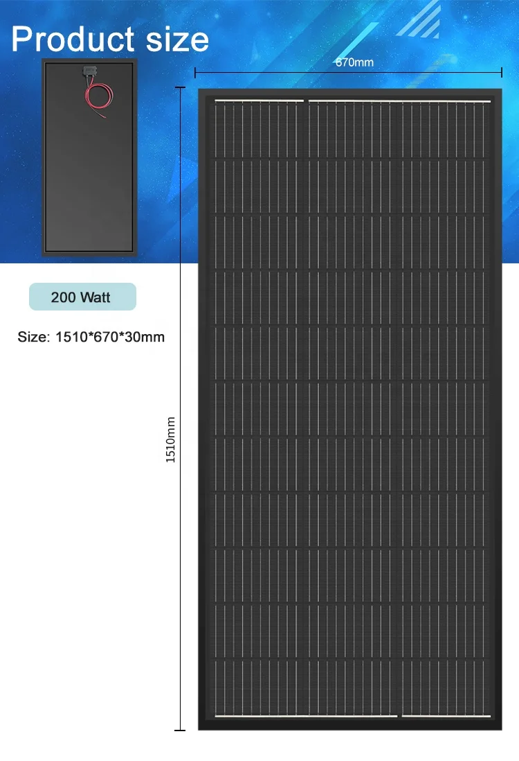 SIY Small Solar Cell Kit with 100W All Black Monocrystalline Silicon ...