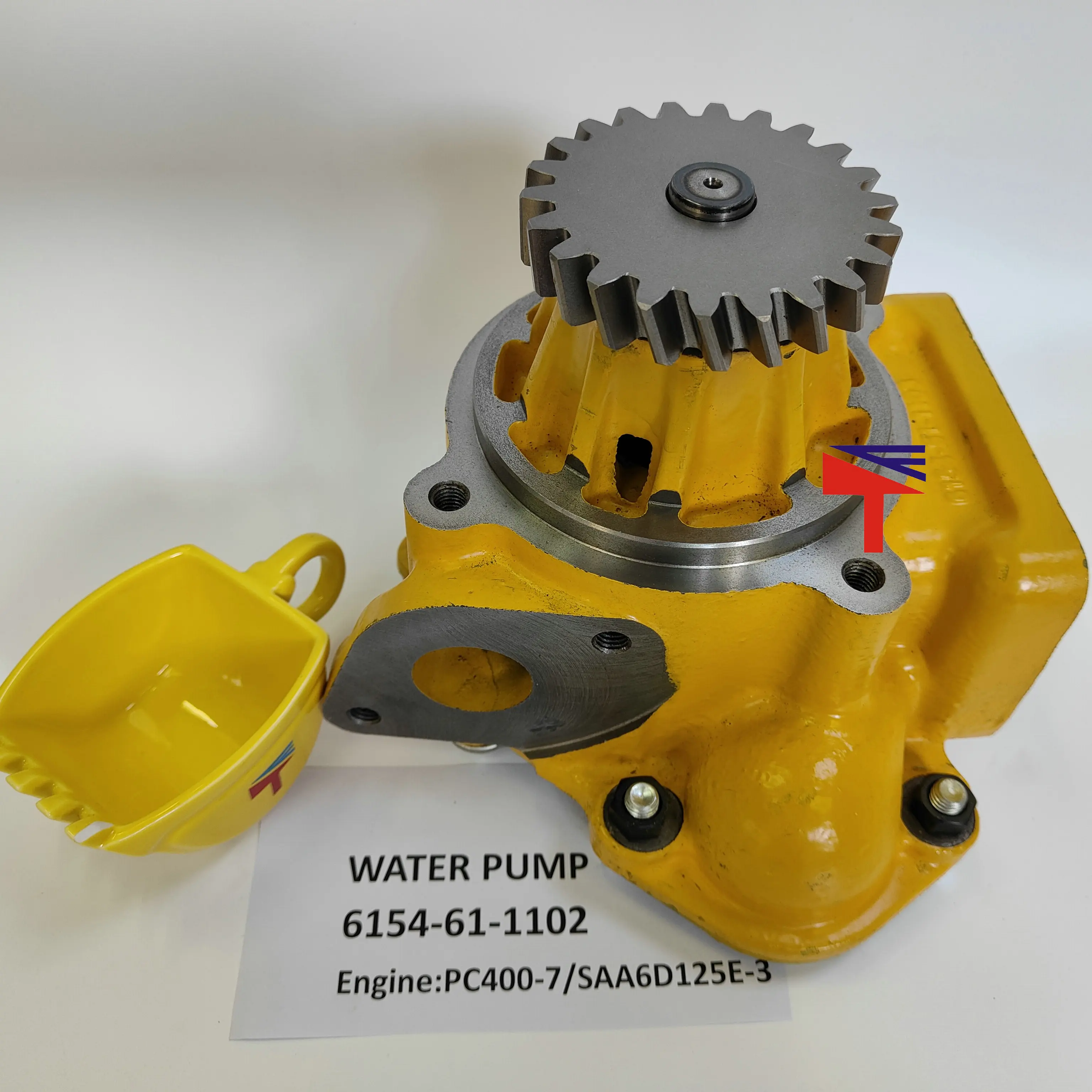 WATER PUMP 6154-61-1100 for ENGINE SAA6D125E-3 EXCAVATOR PC400-7