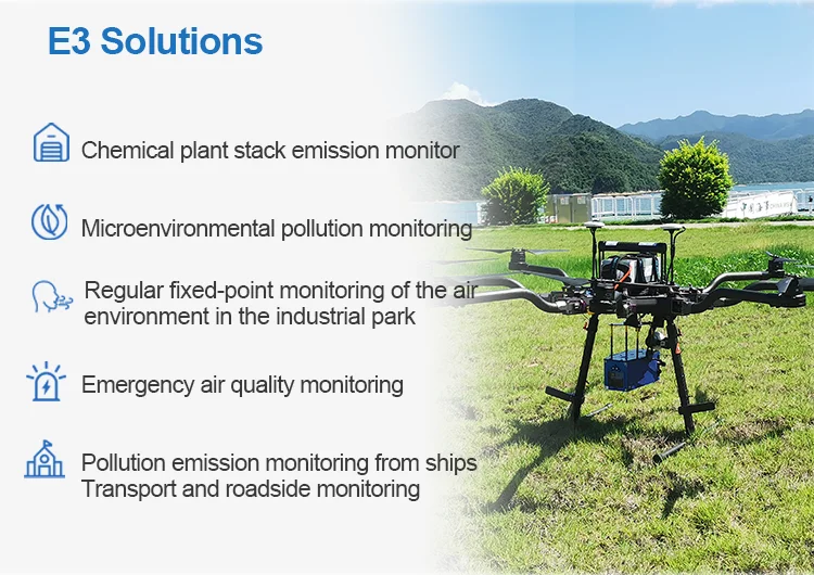 E3 Drone Based Air Quality Detector - Multi Gas Monitoring