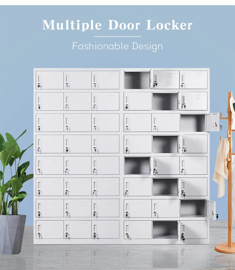 Library Locker For Gym Trade Cabinet Flat Pack 24 Doors Teacher Padlock ...