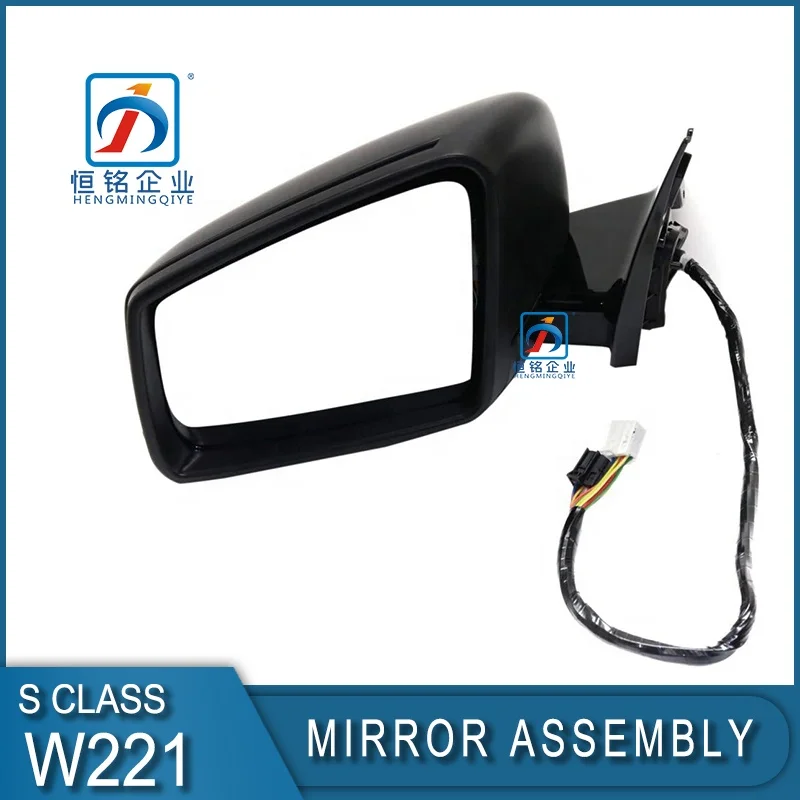 New Black Paint S Class W221 Side Rearview Mirror Assembly 2218101176 ...