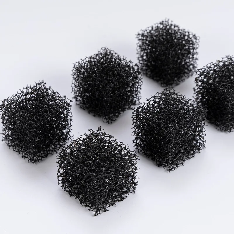 Water Treatment Anti-aging MBBR Activated Carbon Sponge Filter Mesh ...