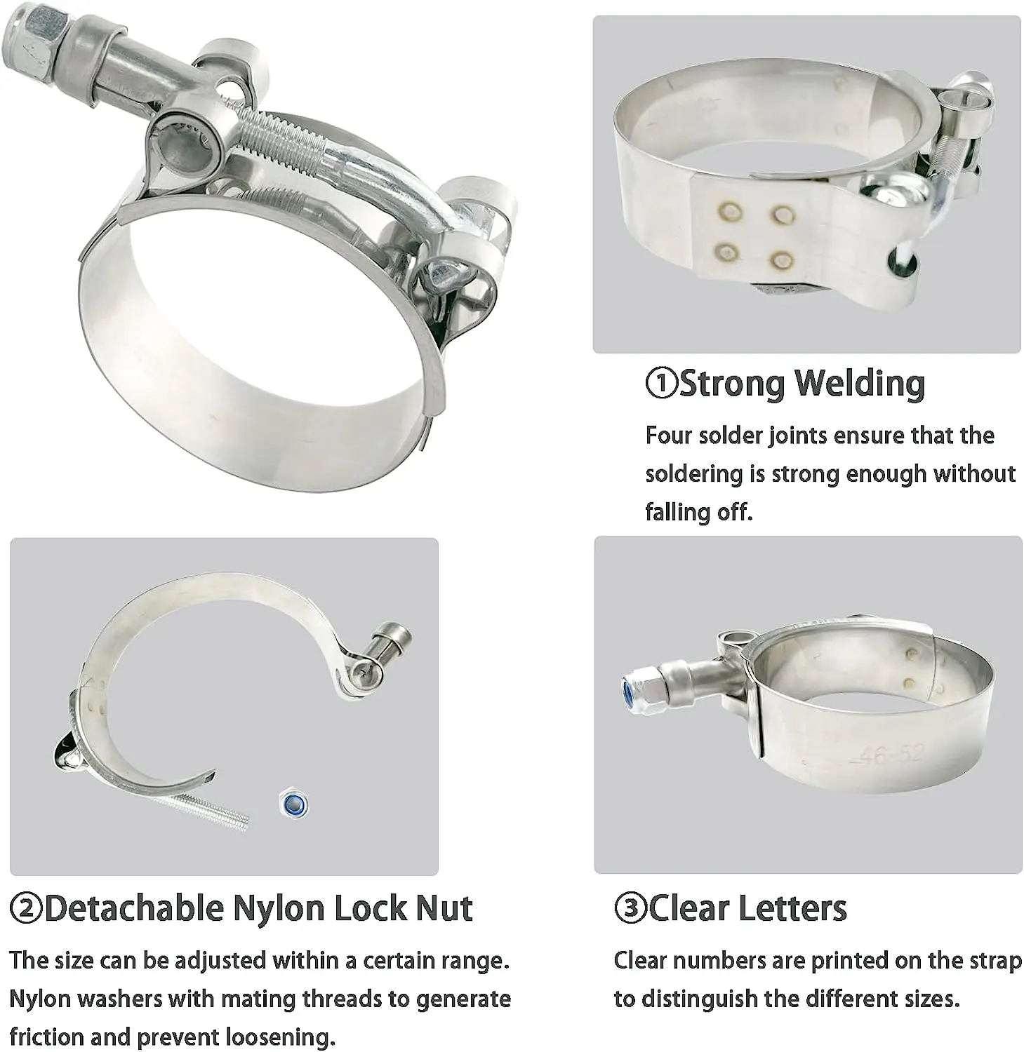 Autofab - T Bolt Super Clamp For Silicone Hose Pipes Of Turbo / Boost ...