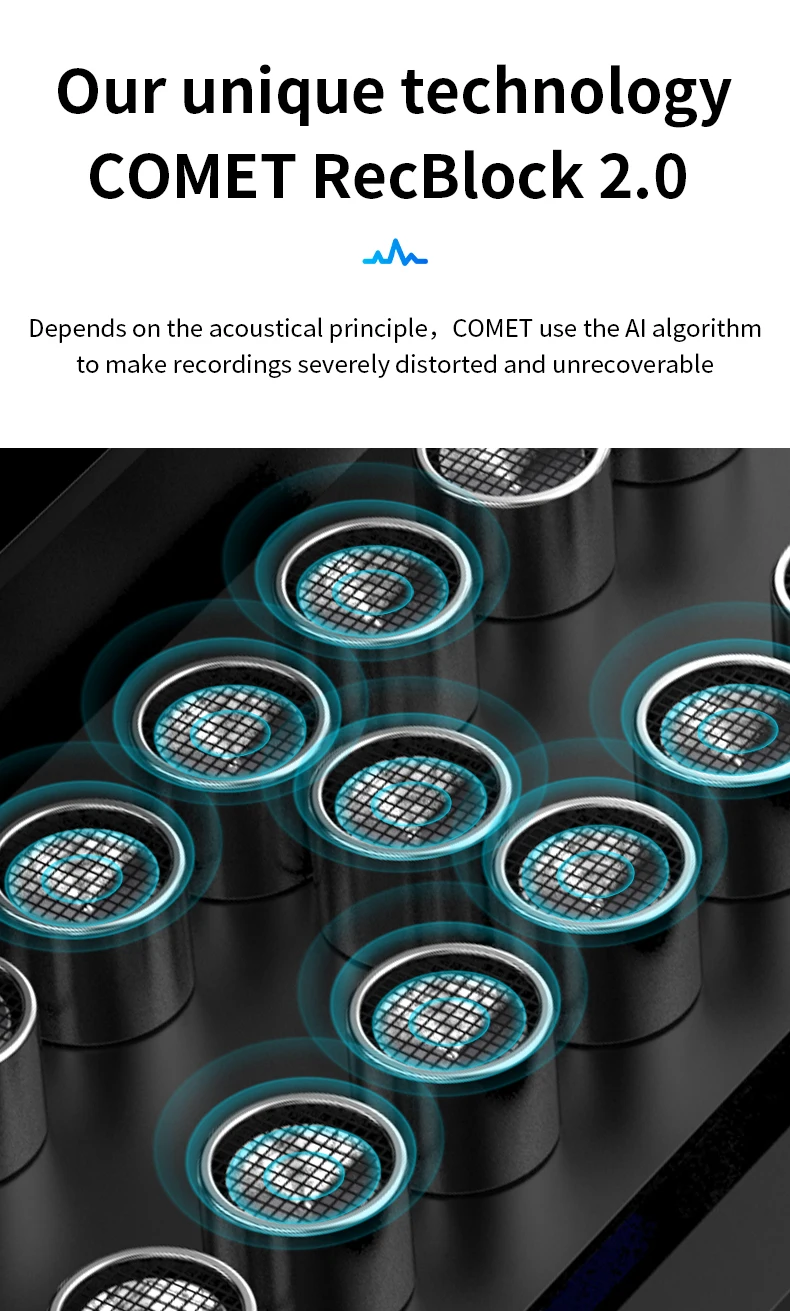 Anti-Recording Device Ultrasonic Audio Recording Blocker Desktop ...