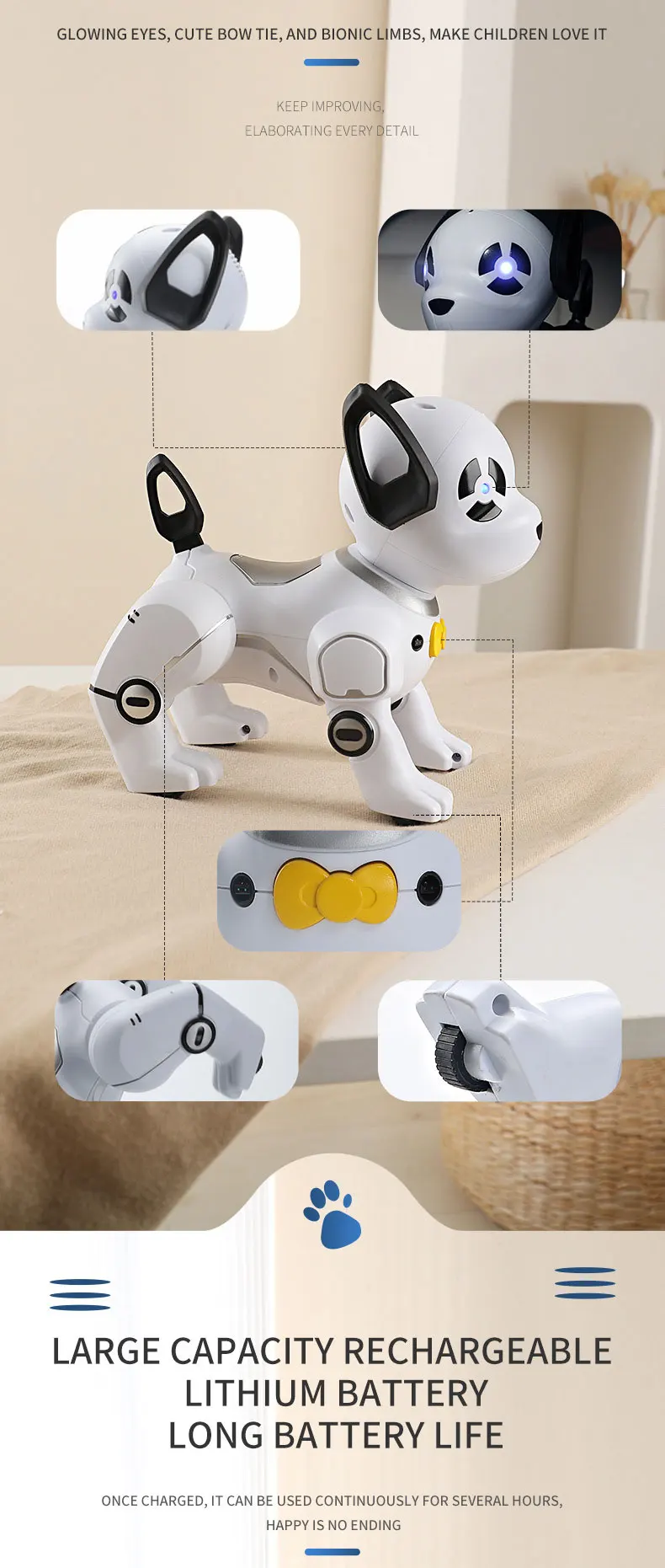 Smart Interactive Music Dancing Handstand Follow Bionic Programming ...