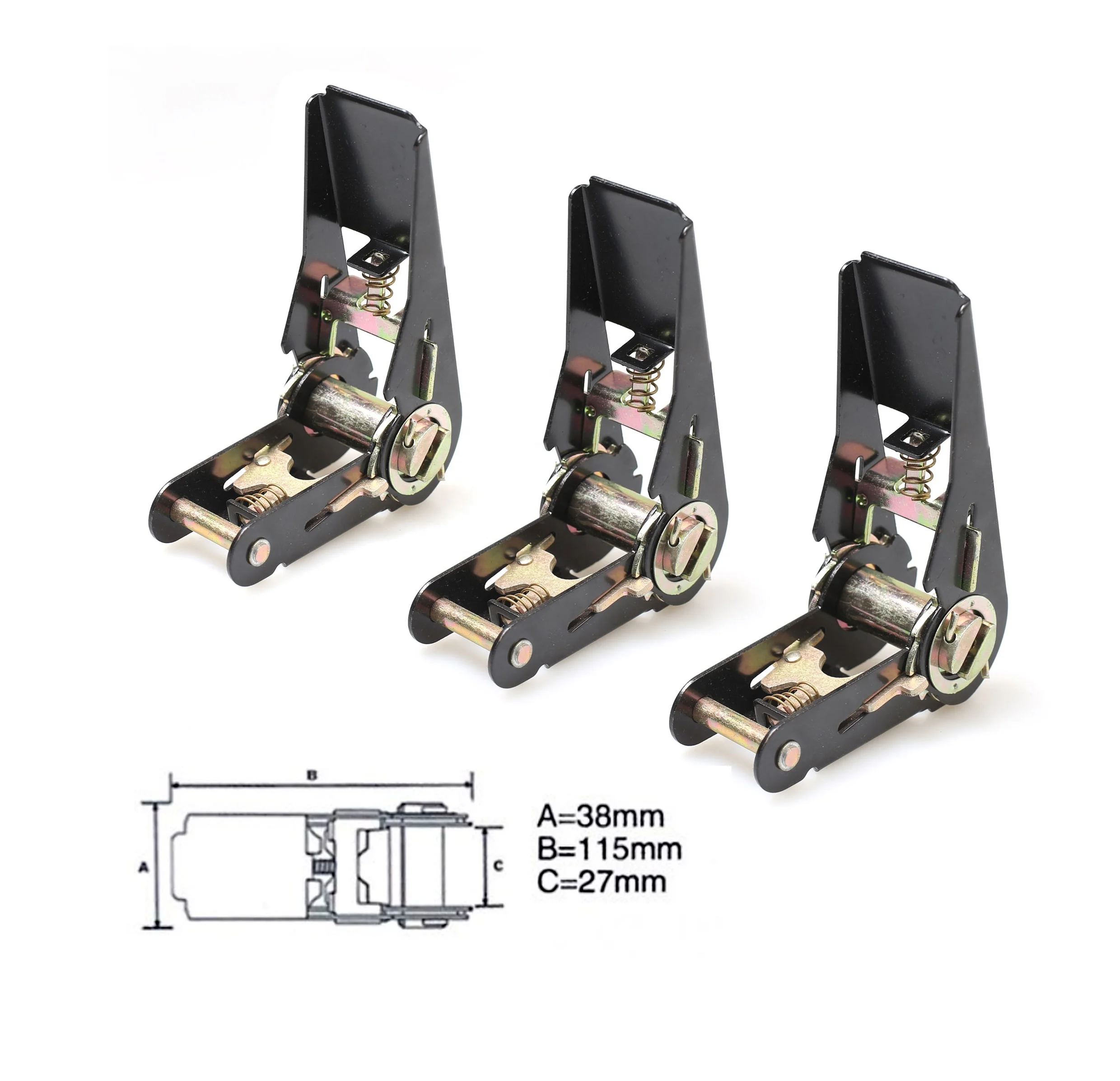 Professional Manufacturer Cargo Lashing Tie Down Straps Ratchet Buckles ...