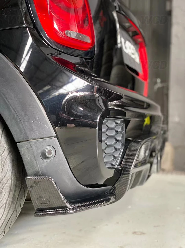 Mini F56 F57 Carbon Fiber Rear Bumper Diffuser Lip - Easy Install