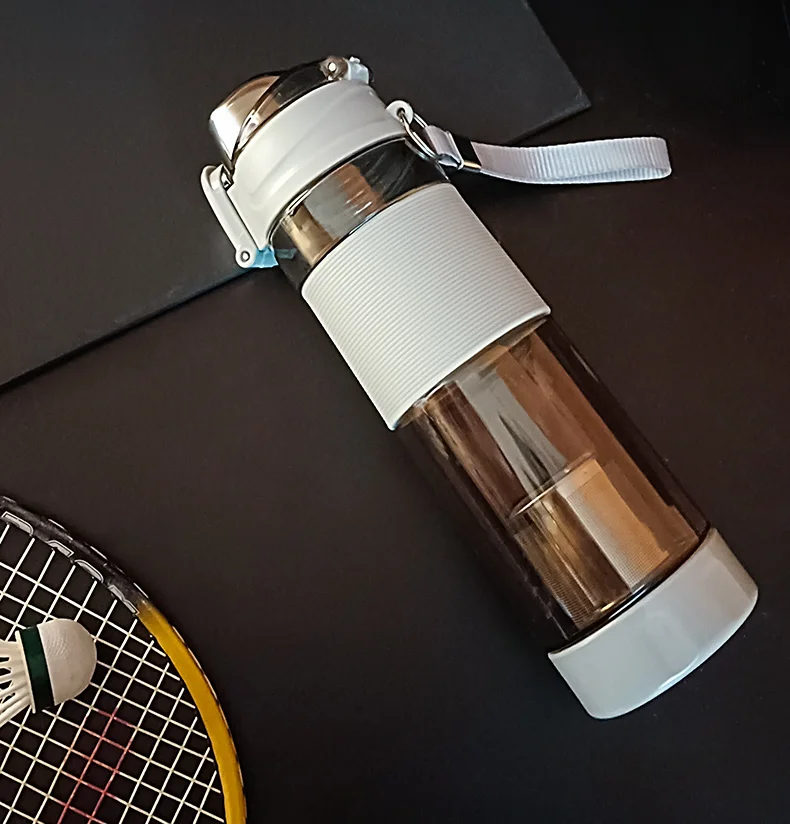 650ml Hydrogen Zinc Water Flask Plastic Sport Bottle Mineral Stone ...