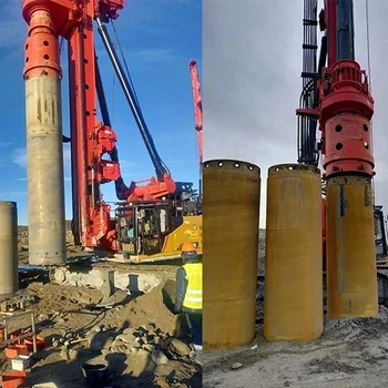 Bore Pile Casing Thick Double Wall Casing For Concrete Piles - Buy ...