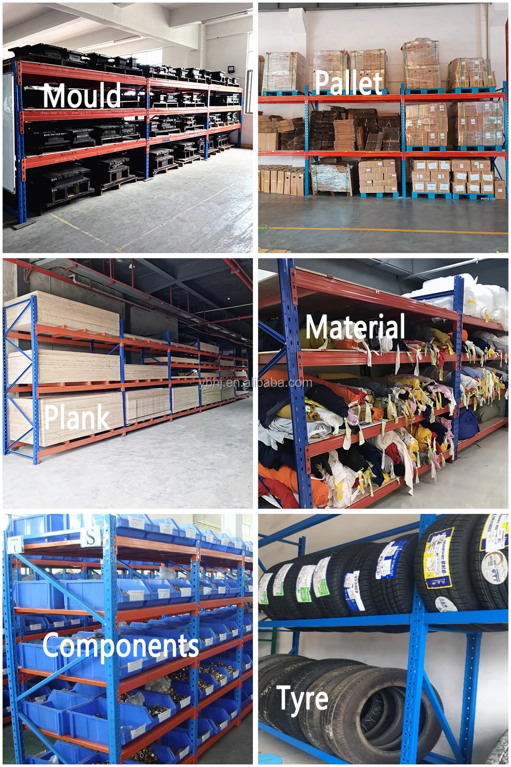 Mracking Heavy Duty Metal Stacking Storage Shelf 1000kg/2000kg/3000kg ...