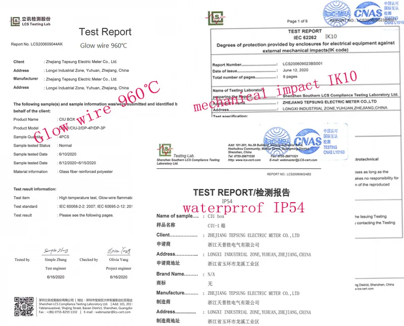 SMC TME-01 Electrical Prepaid Meter Enclosure Electricity Meter Box ...