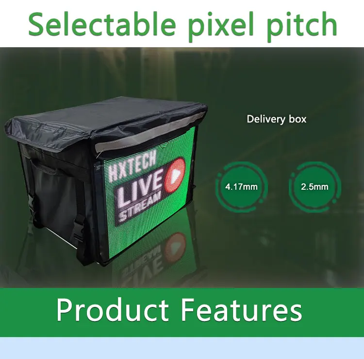 Hxtech Customizable Motorcycle Tail Boxes Led Display Advertising Led ...