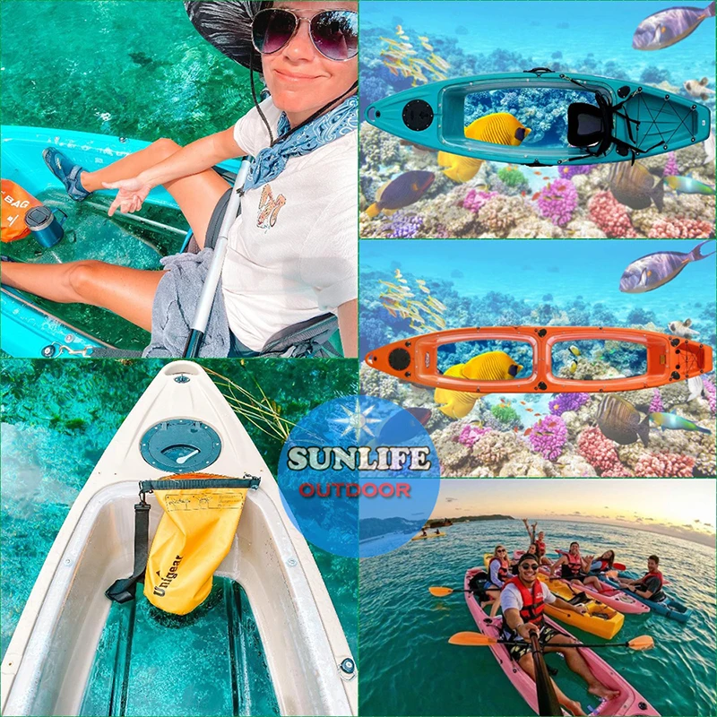 Sunlife Best Seller Glass Transparent Clear Boat With 6 Seats - Buy Big ...