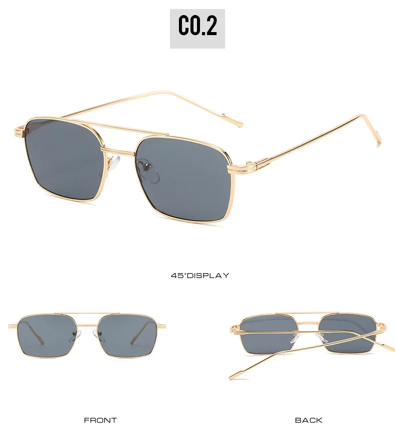 Classical Big Square Sun Glasses Retro Lentes De Sol Uv400 Luxury ...