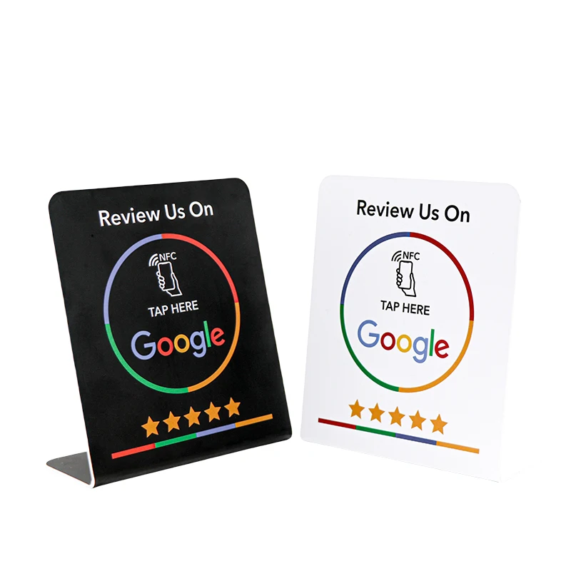 RFID NFC Stand Tabletop Menu Display Stand NFC Table Display QR Code ...