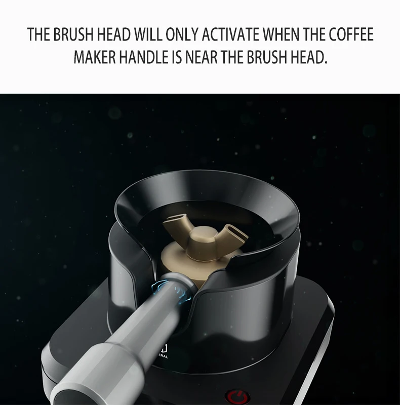 New Design Auto Espresso Portafilter Cleaner Electric Coffee ...