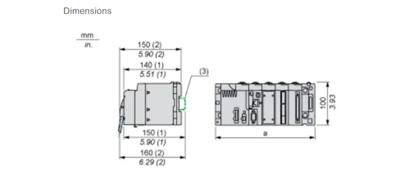 Programmable Logic Controller Modules Modicon M340 Plc Module ...