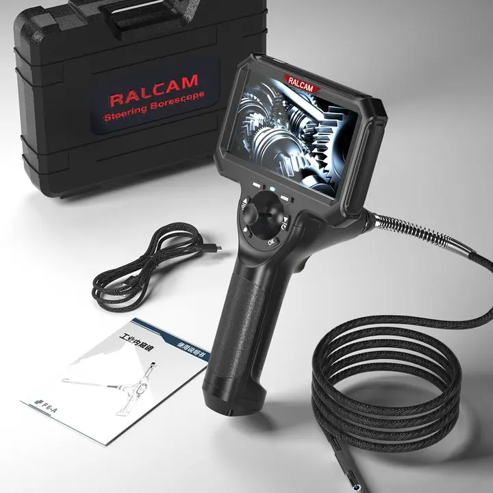 Ralcam Ip67 Borescope For Automotive Inspect 5pcs Led Light 4 Way 360 ...