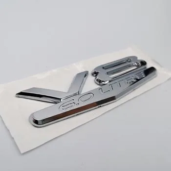 Custom Chrome ABS Plastic Logo Stickers for Car Decoration