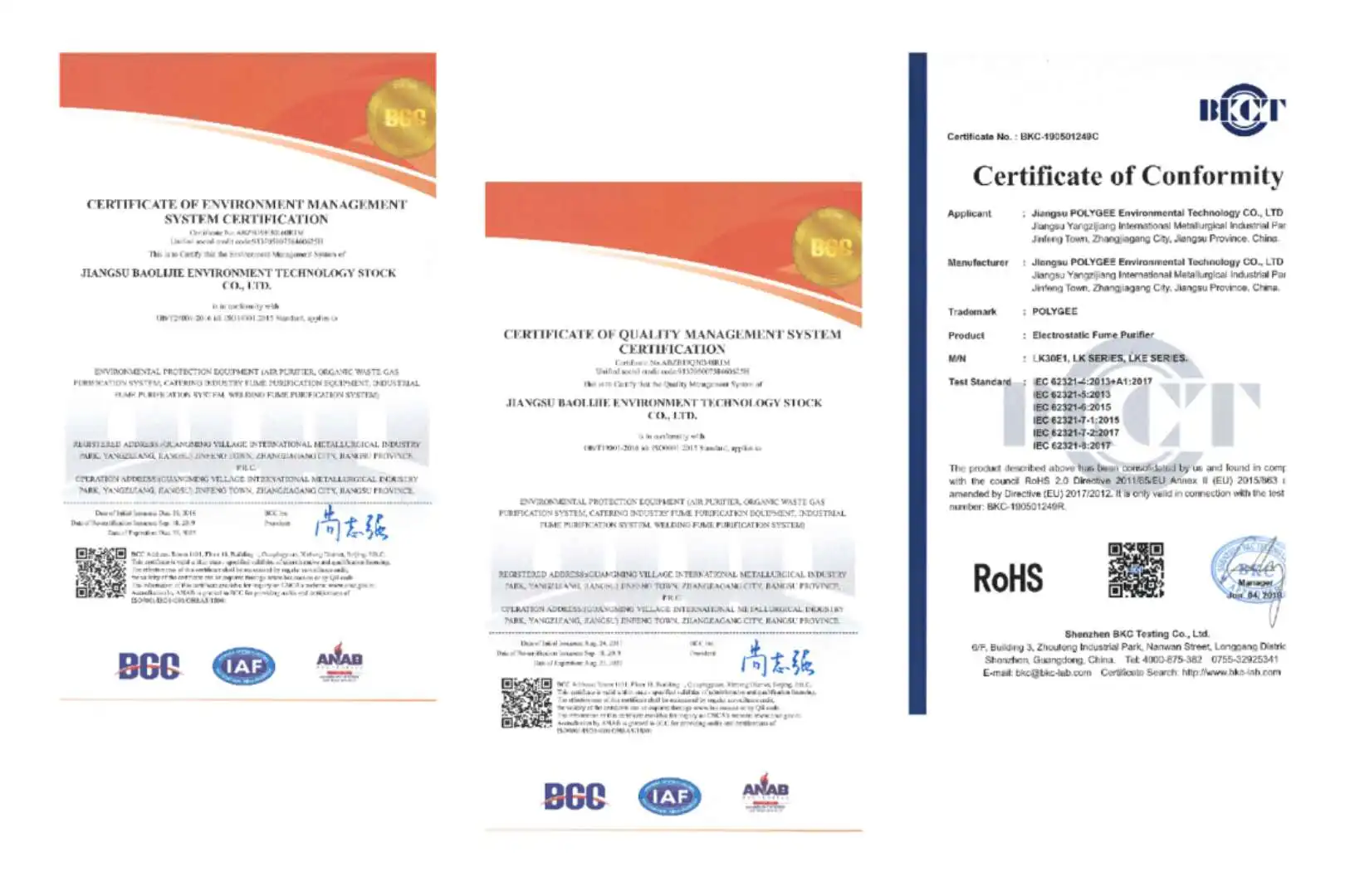 POLYGEE Oil Mist Eliminator Filter - Efficient Smoke Purification