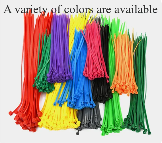 Custom Nylon Cable Ties Plastic Fastener Silicone Rubber Cable Tie ...