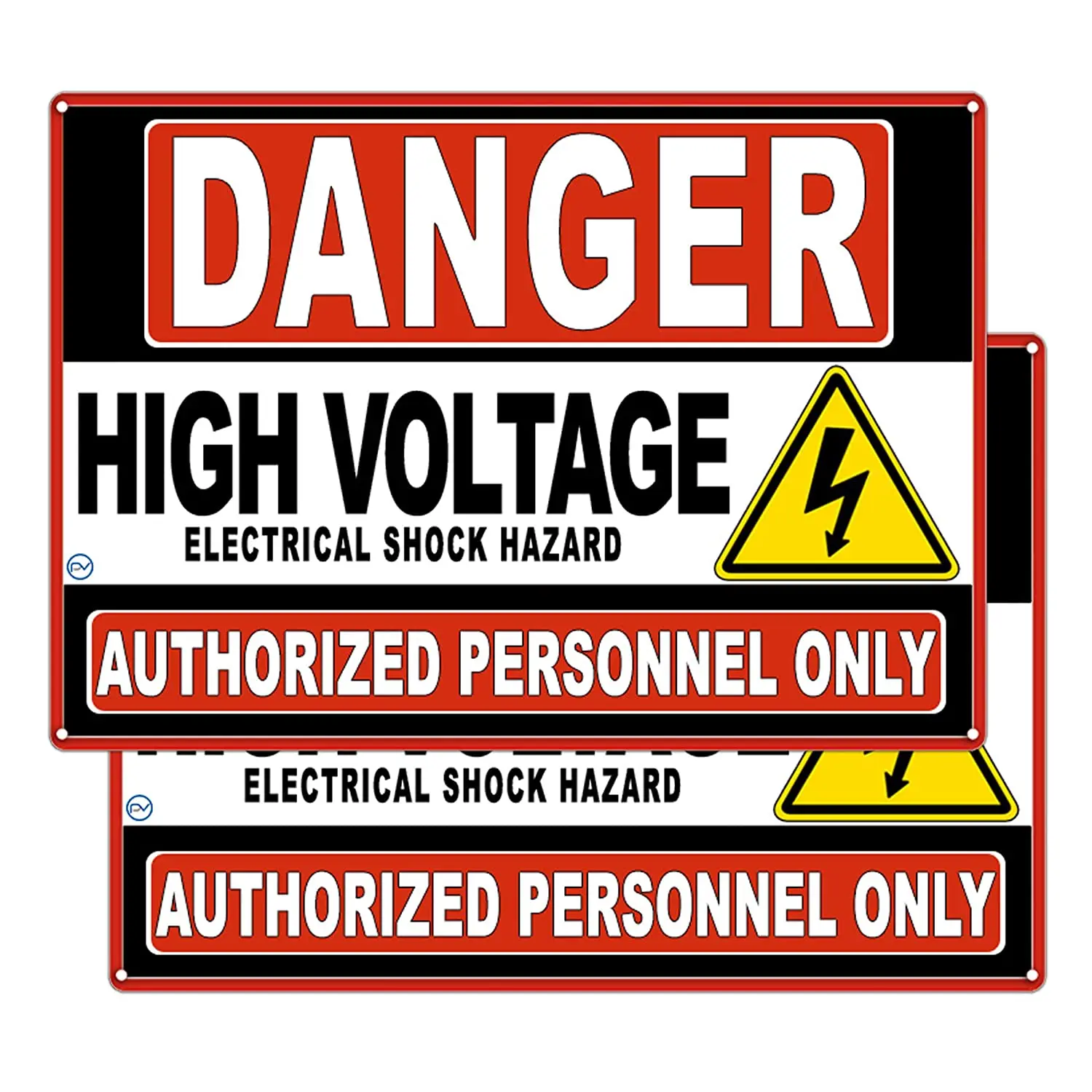 Electrical Safety Signs and Symbols - High Voltage Hazard