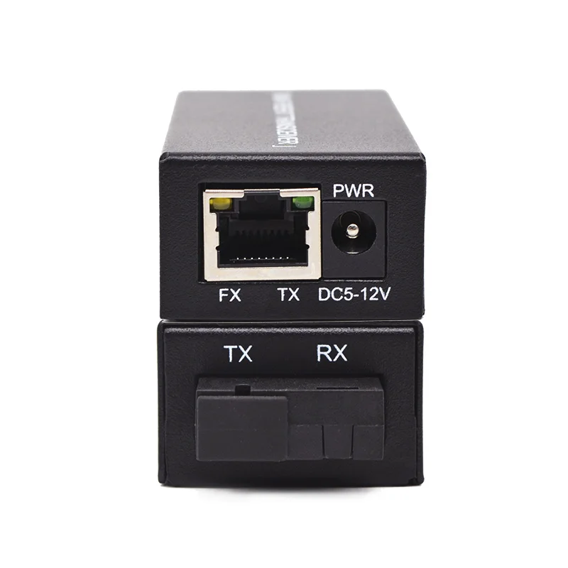 Mini Gigabit Optical Transceiver 10/100/1000Mbps 1 SC 1 RJ45 Port Fiber ...