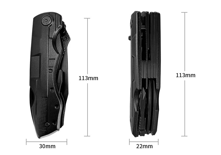 Multitool Knife Pocket Knife,13 In 1 Multi Tool Folding Utility Plier ...