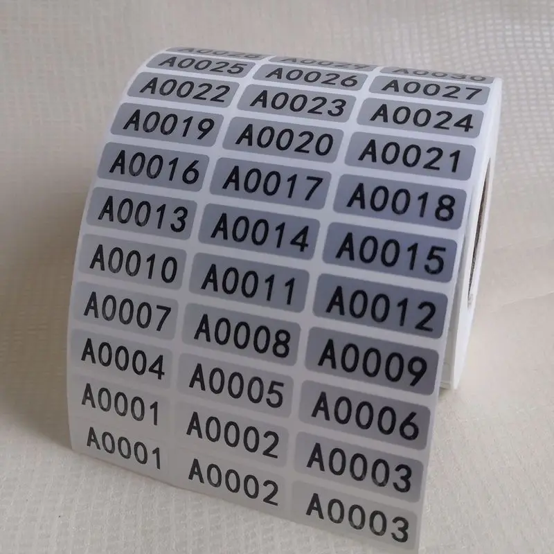 Matte Silver Waterproof Reusable Barcode Digital Price Label Sticker ...