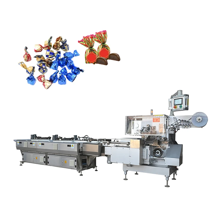 Single twist packing bunch hard sugar candy wrapping machine for ...