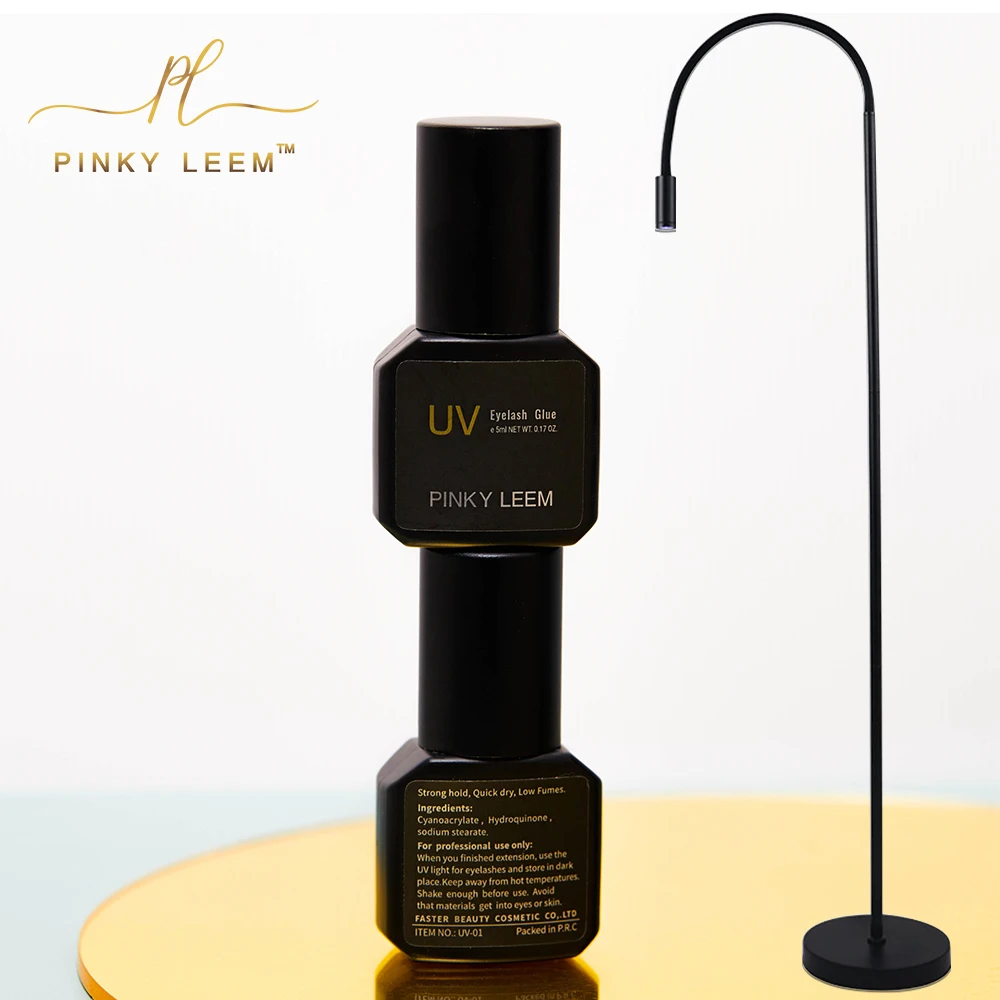 Pinky Leem Wholesale Eyelash Glue Uv Led Lamp For Lashes Black White ...