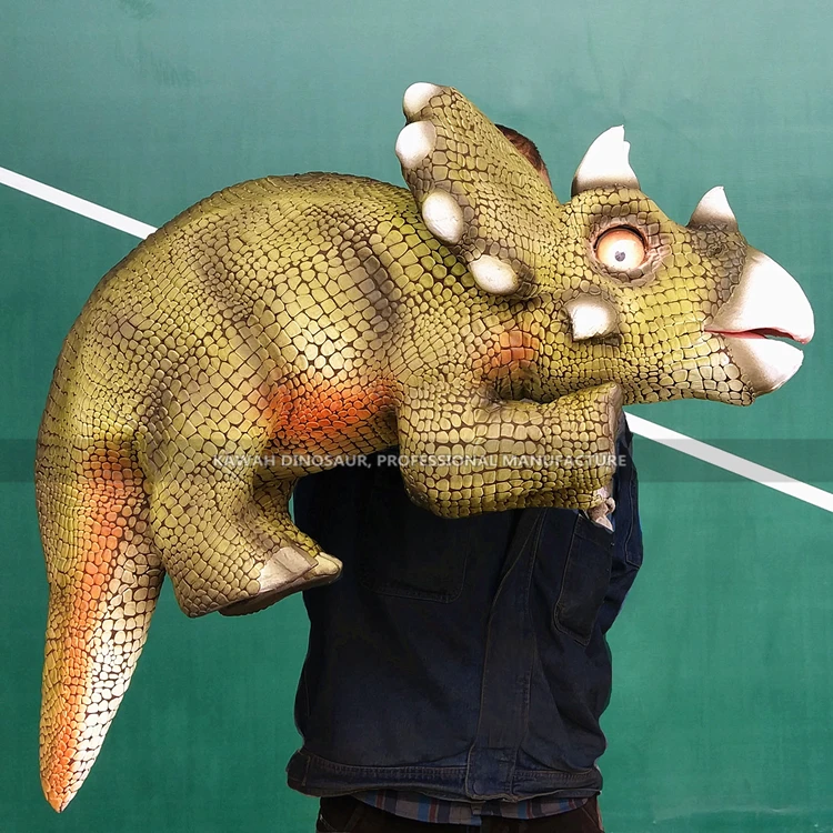 Dino Park Products Triceratops Animatronic Puppets for Kids