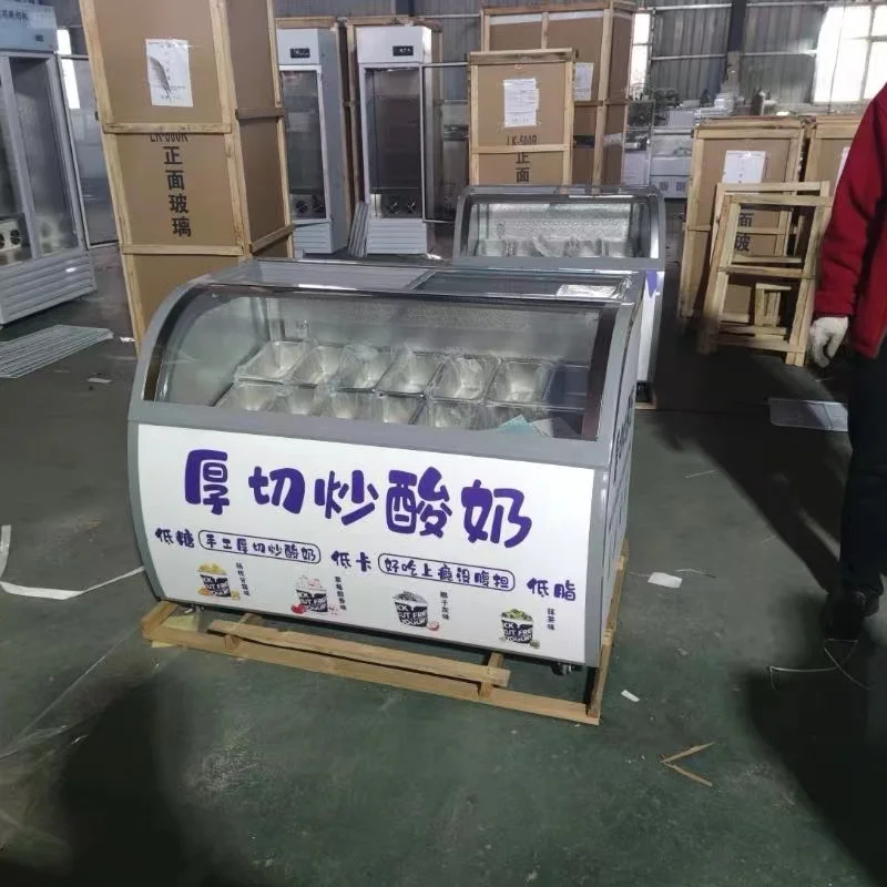 Alibaba.com: ICE CREAM Display Gelato Popsicle Machine Food Push Cart ...