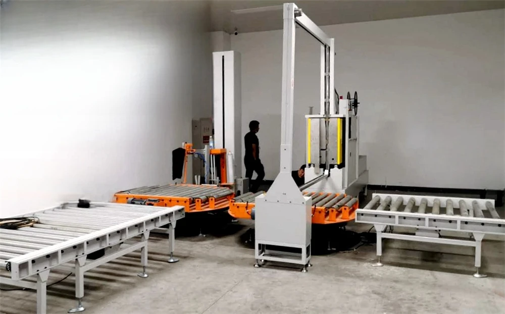 Wrapper Fully Automatic Pallet Wrapping & Strapping Machine Best Easy ...