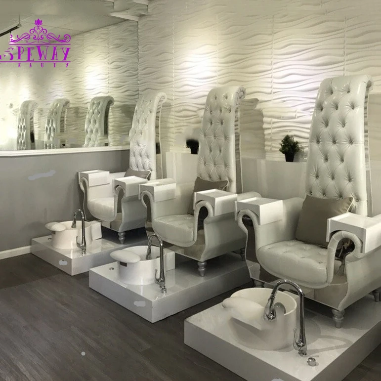 2024 new products Black luxury throne spa pedicure salon chair ...