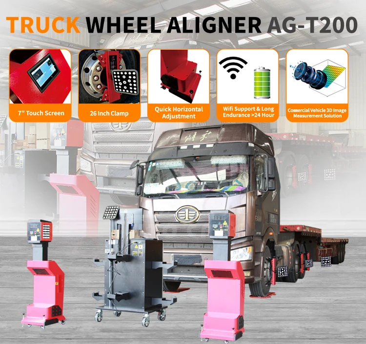 New Design Commercial HD 3D Semi Truck Alignment Machine for Truck and ...