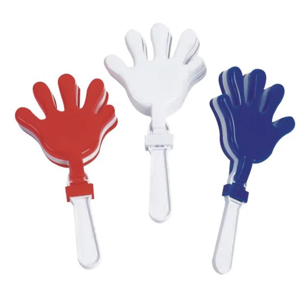 Party Sports Plastic Hand Cheering Clappers Hand Clapper With Logo ...