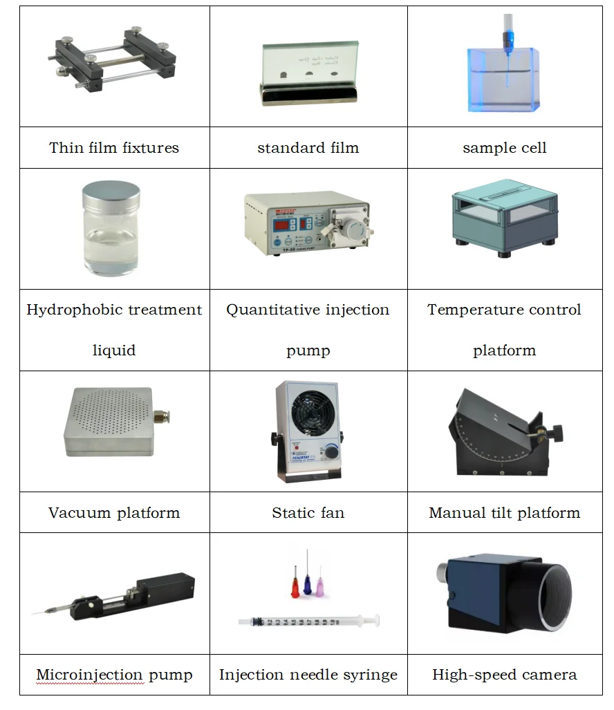 Contact Angle Tester Astm D724 Astm D5946 Iso 15989 Drop Shape Analyzer ...