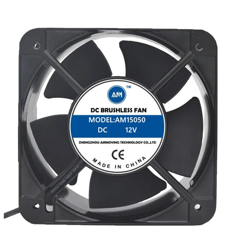 12v/24v/48v 150mm High Quality Fan Ball Bearing 150x150x50mm 15050 Dc ...