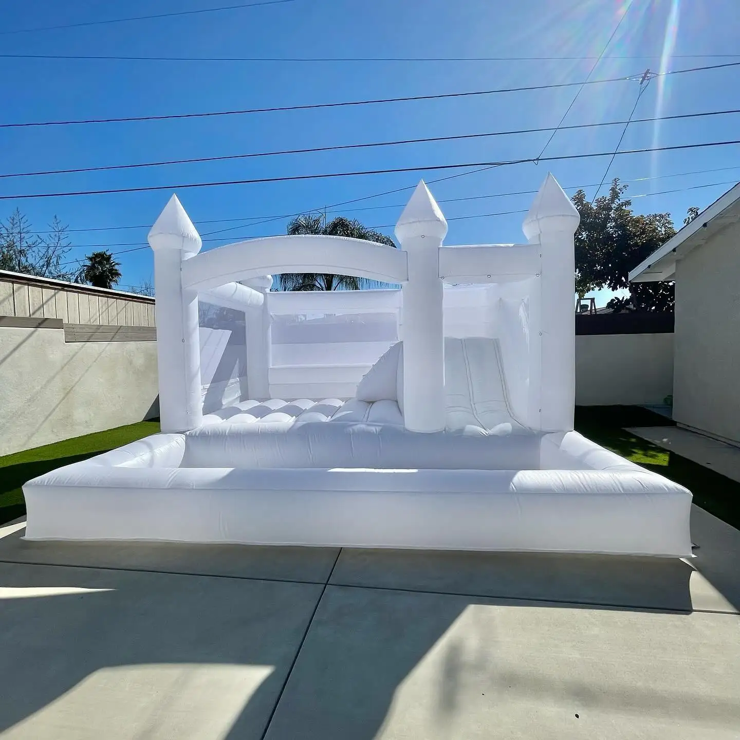 Thl Commercial Toboggan Inflables Bouncy Castle Combo Jumping Wedding ...